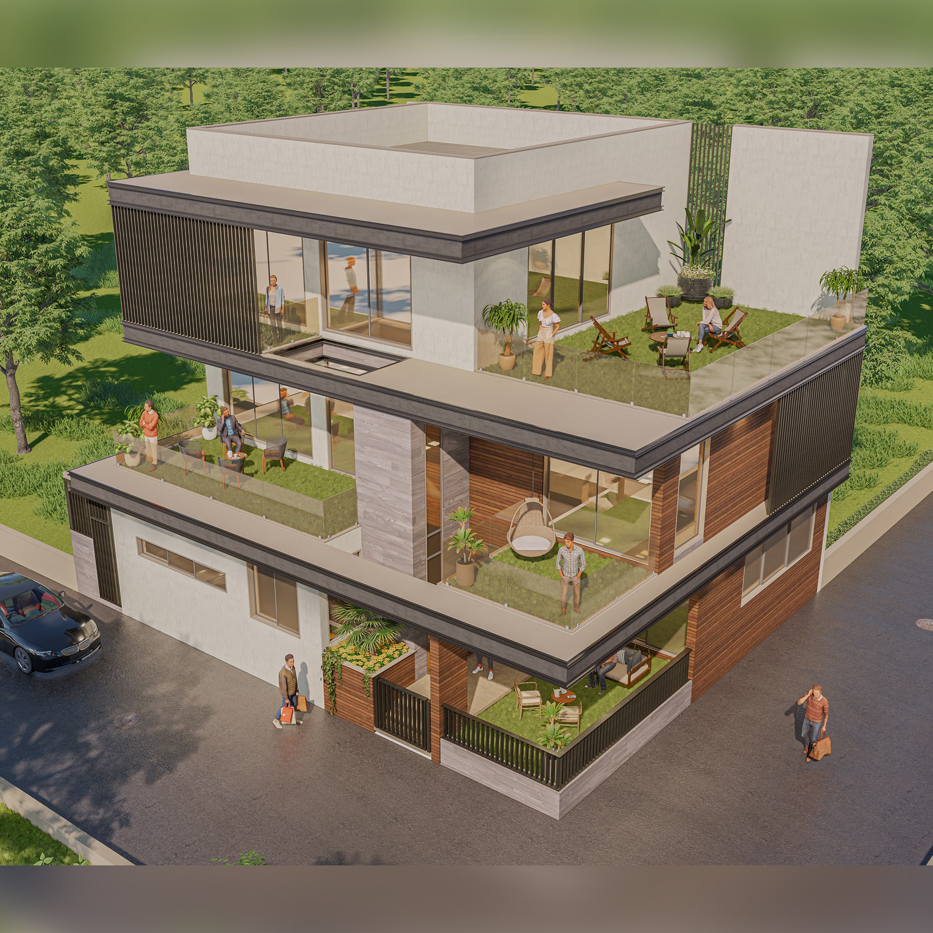 Bungalow At Bodeli - Prashant Parmar Architect