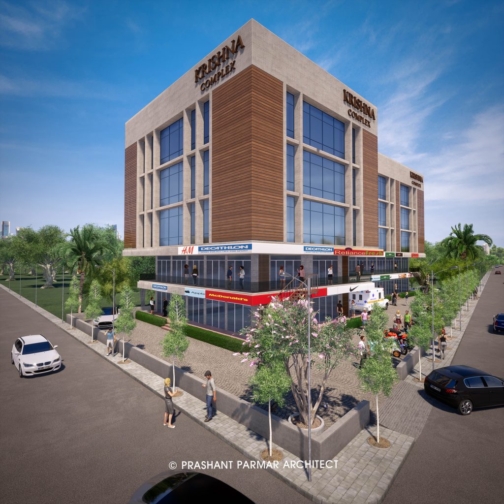 Krishna Complex, Patan - Prashant Parmar Architect