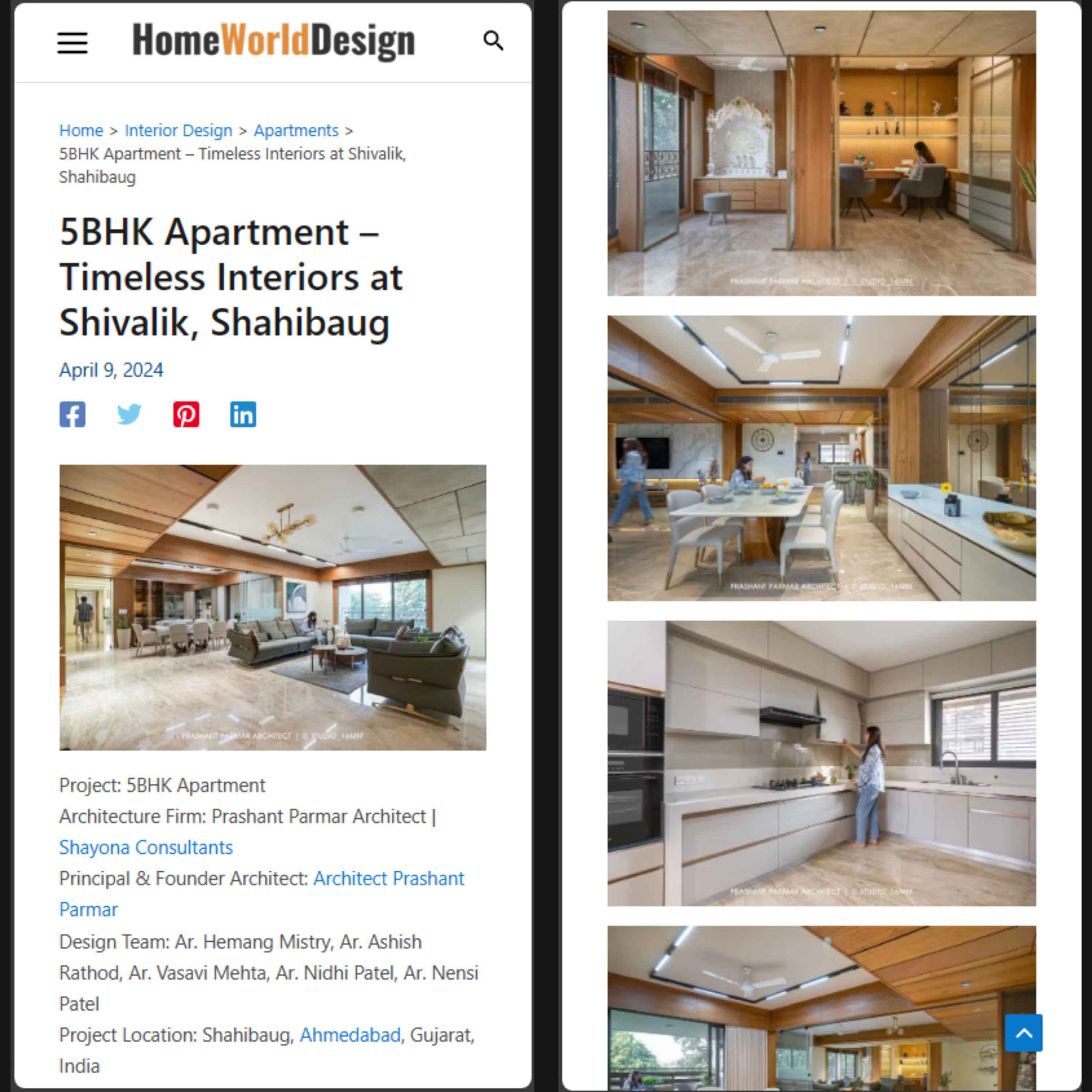 Home World Design 2024 | Showcasing Prashant Parmar’s Architectural Masterpieces